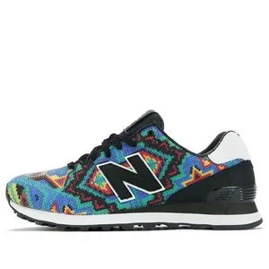 NEW BALANCE 574 "snkr/cozy/light/low Top - Blue/yellow/red