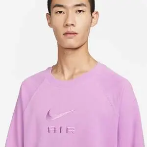 Nike Air French Terry Crew - Purple