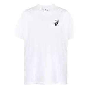 Off-White Fw20 Human Skeleton Arrow Short-sleeve Tee - White