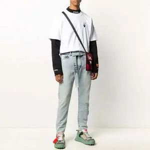 Off-White Fw20 Human Skeleton Arrow Short-sleeve Tee - White