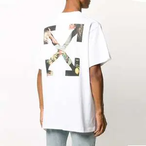 Off-White Fw20 Human Skeleton Arrow Short-sleeve Tee - White
