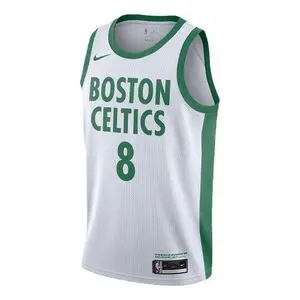 Nike Boston Celtics Kemba Walker Nba City Edition Jersey - White/green