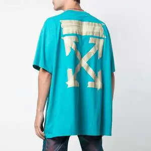 Off-White Diagonal Arrows Tape Short Sleeve T-shirt