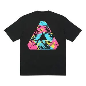 PALACE Tri-camo Triangle Print Short Sleeve T-shirt - Black