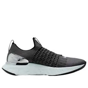 Nike React Phantom Run Flyknit 2 Sneakers - Black/gray