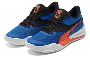 PUMA Triple Basketball Low Top Sneakers - Blue/orange/white
