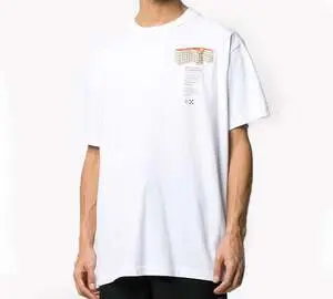 Off-White Ss20 Rationalism Print Short-sleeved Oversized