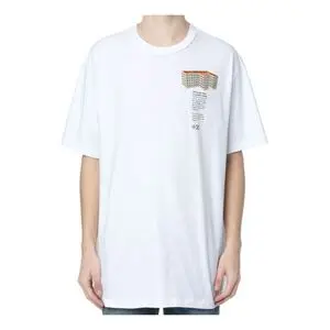 Off-White Ss20 Rationalism Print Short-sleeved Oversized - White