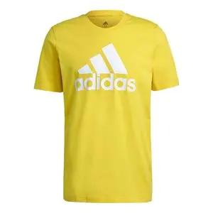 Adidas Sports Training Casual Round Neck Short Sleeve - Yellow
