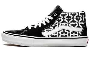 VANS Supreme X "monogram S" Grosso Mid Sneakers - Black