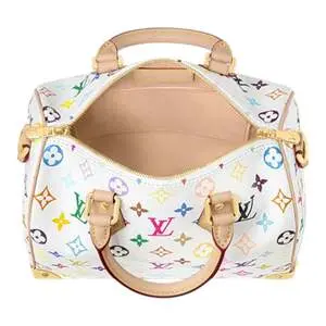 LOUIS VUITTON X Takashi Murakami Speedy Bandouliere 25 - White Multicolored