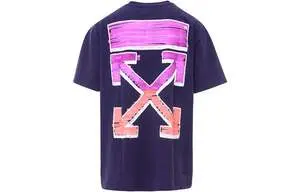Off-White Astral Aura" Marker Over Tee - Purple