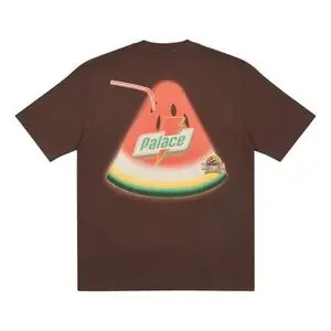 PALACE Sugar T-shirt Logo Short Sleeve - Brown