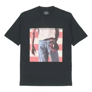 PALACE Born To Bun" Graphic Print Short Sleeve Tee - Black