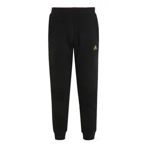Adidas Pants Solid Color Casual Sports Bundle Feet Long Pants - Black