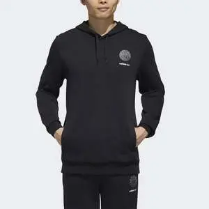 Adidas Neo Casual Basketball Pullover Hoodie - Black