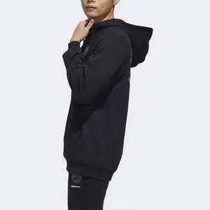 Adidas Neo Casual Basketball Pullover Hoodie - Black