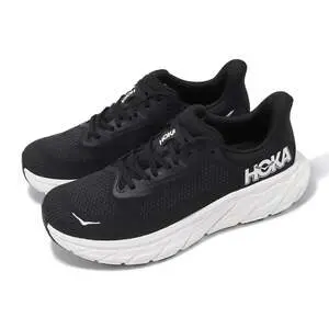 Hoka One One Arahi Wide Athletic Sneakers - Black/white