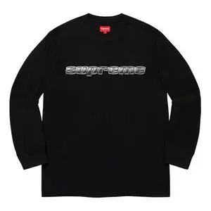 Supreme Chrome Logo Long Sleeve Top