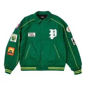 PALACE Ss22 Patches Cotton Bomber Jacket - Green