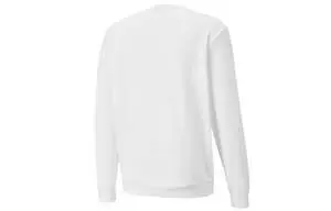 PUMA Logo Solid Color Casual Sports Pullover