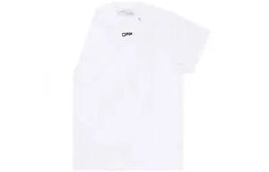 Off-White Ss20 Arrows Sketch Short Sleeve Loose T-shirt