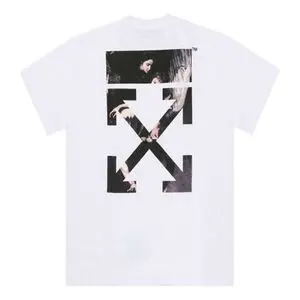 Off-White Ss20 Arrows Sketch Short Sleeve Loose T-shirt - White
