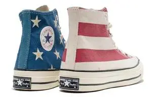 CONVERSE Chuck 70 Hi Vintage Flag Sneakers - Blue/red