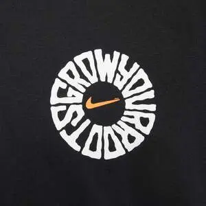 Nike Essential Long-sleeve T-shirt 'grow Your Roots - Black