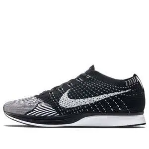 Nike Flyknit Racer Athletic Sneakers - Black/white
