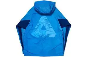 PALACE Fw19 Deflector Reflective Material Hooded Jacket - Blue
