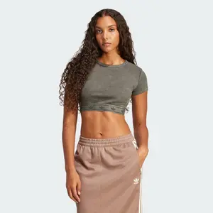 Adidas Rib Ss Cropped T-shirt