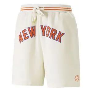 PUMA X Rhuigi New York Basketball Shorts - Beige/red