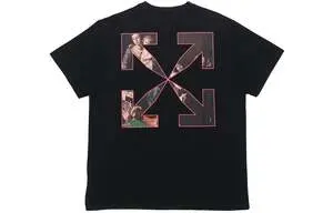 Off-White Pattern Arrow Printing Loose Fit Short Sleeve