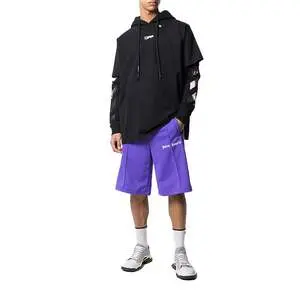 Off-White Ss20 Caravaggio Arrows Print Double-layer Hoodie