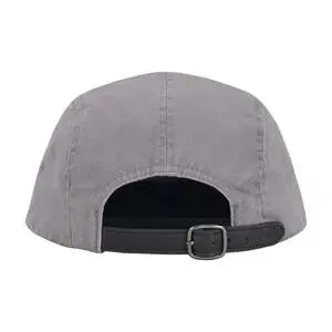 Supreme Washed Chino Twill Camp Cap - Grey