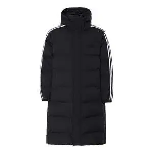 Adidas Long Puffer Jacket Asia Sizing 'black White - Black/white
