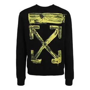 Off-White Graffiti Arrow Long-sleeve Fleece - Black
