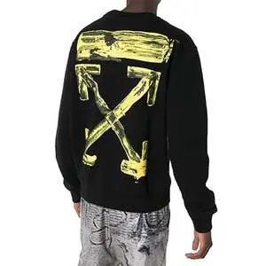 Off-White Graffiti Arrow Long-sleeve Fleece