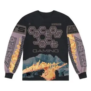 TRAVIS SCOTT The Scotts Cj Gaming Long Sleeve Jersey - Black/multi-color