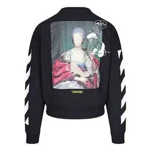 Off-White Diag Mariana De Silva Over Sweatshirt - Black
