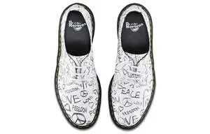 Dr. Martens 1461 "love & Peace" Graphic Oxford - White/black