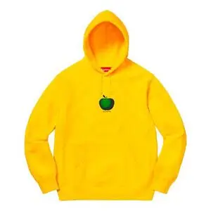 Supreme Apple Hooded Sweatshirt - Yellow