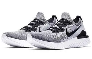 Nike Epic React Flyknit 2 Athletic Sneakers - White/black