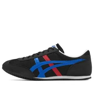 Onitsuka Tiger Machu Racer Low Top Sneakers - Black/blue/red