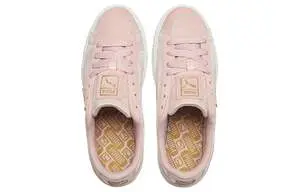 PUMA Platform Velvet Low Top Sneakers - Pink/blue