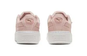 PUMA Platform Velvet Low Top Sneakers - Pink/blue