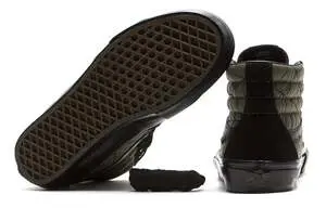 VANS Sk8-hi High Top Sneakers - Black/green