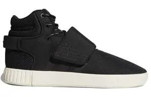 Adidas Tubular Invader Strap Mid Top Sneakers - Black