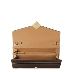Fendi Ff Diamonds Continental Wallet With Chain
